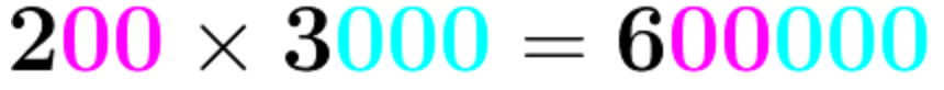 Multiply Numbers Ending with Zero(s) - Elementary Math