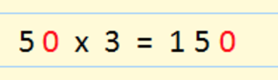 Multiplying Numbers Followed by Zeros - Elementary Math