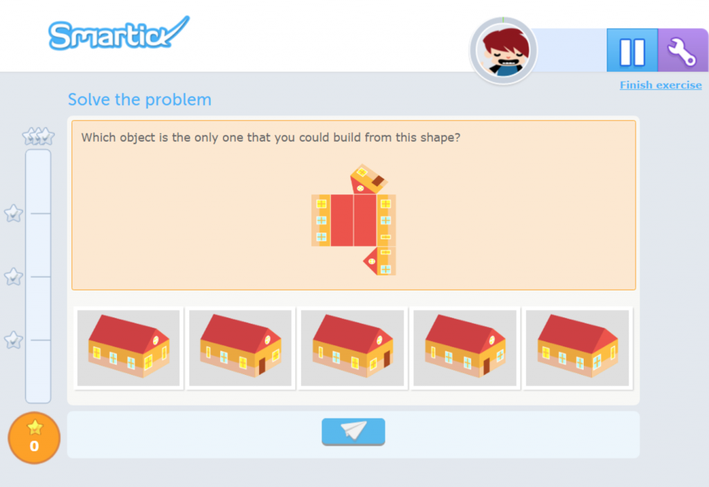 Logic Exercises at Smartick and a Math Ridle - Elementary Math