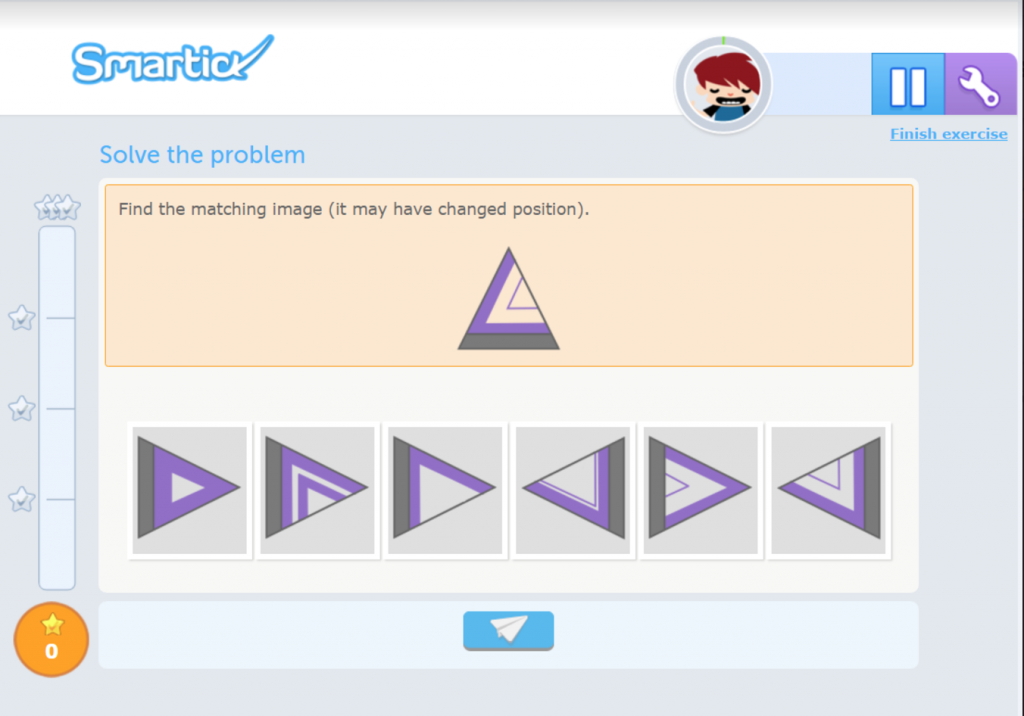 Logic Exercises at Smartick and a Math Ridle - Elementary Math
