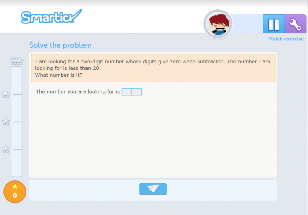 Logic Exercises at Smartick and a Math Ridle - Elementary Math