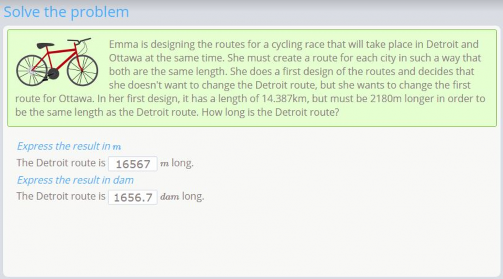 Practice Length Measurement Problems - Elementary Math