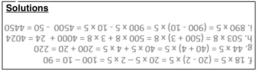 Practice Applying the Distributive Property of Multiplication With Examples