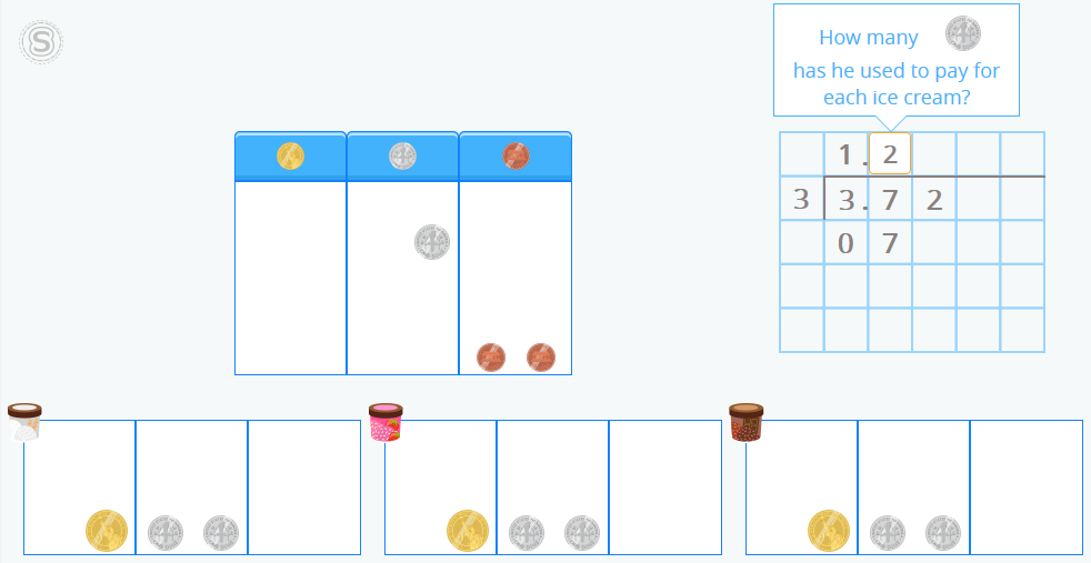 Dividing with Decimals Using Money as an Example - Smartick