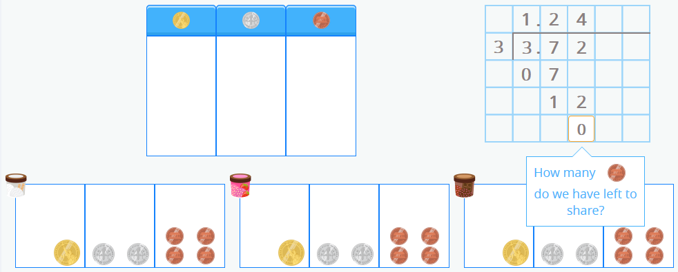 Dividing with Decimals Using Money as an Example - Smartick