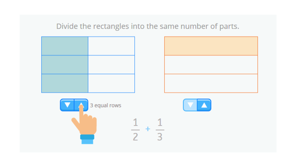 Adding Fractions with the Visual Aid of Rectangles - Smartick