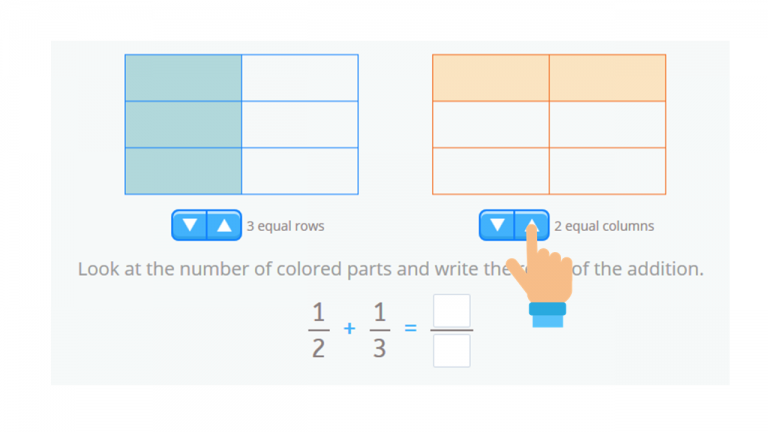 Adding Fractions with the Visual Aid of Rectangles - Smartick