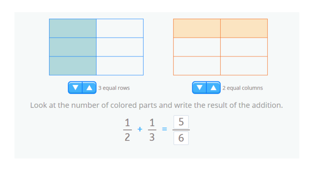 Adding Fractions with the Visual Aid of Rectangles - Smartick