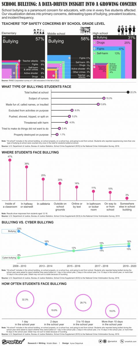 Decoding School Bullying: An In-Depth Chart Analysis - Smartick's Data Visualizations