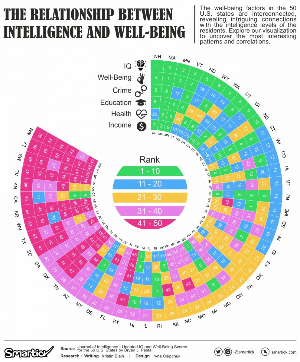 Connecting the Dots Between State IQ and Well-Being - Smartick's Data ...